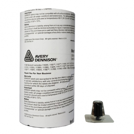 Etiquettes Blanches 25x31mm stérilisation pour pince Monarch 1158